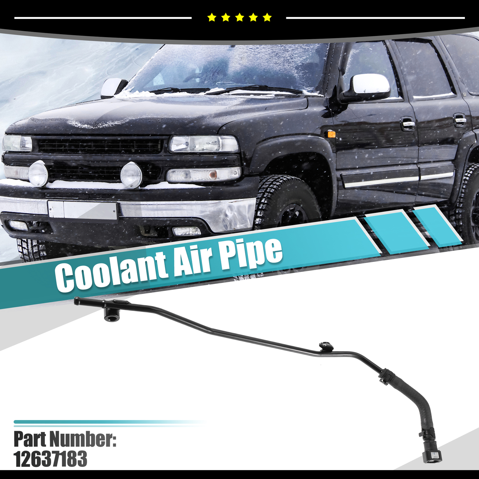 Piece of 1 Coolant Air Pipe HVAC Heater Hose Assembly 12637183 for ...