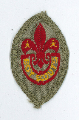 1940's UK / BRITISH SCOUTS - BOY SCOUT TENDERFOOT RANK AWARD BADGE ...