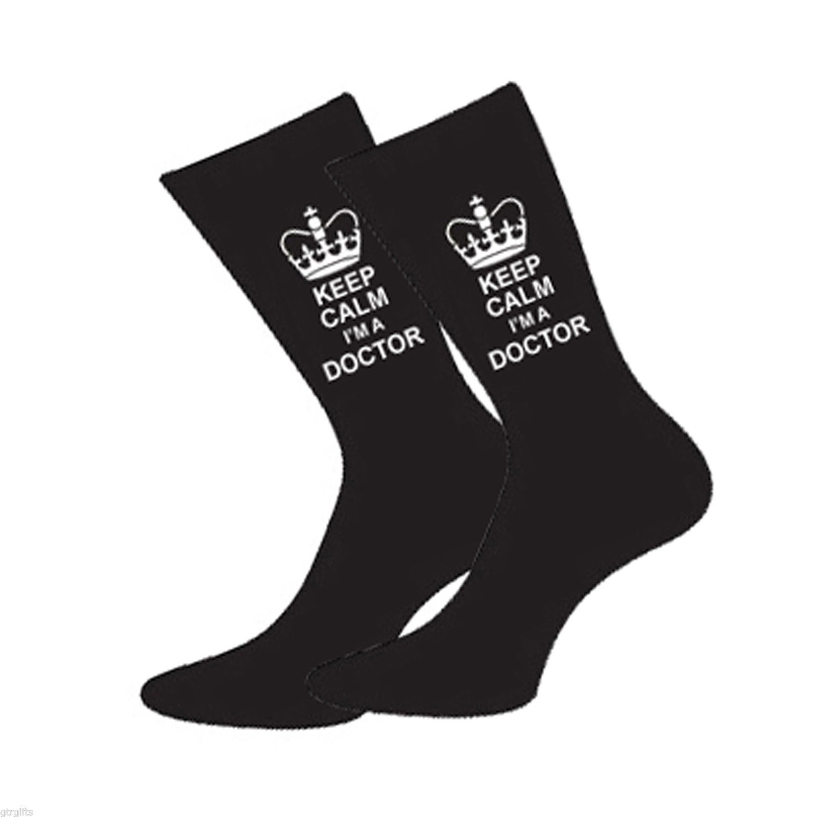 Keep Calm I'm a Doctor Mens Socks Fun Novelty Socks - X6V-KC DOCTOR | eBay