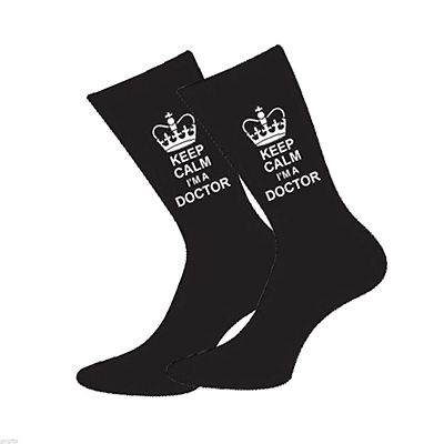 Keep Calm I'm a Doctor Mens Socks Fun Novelty Socks - X6V-KC DOCTOR | eBay