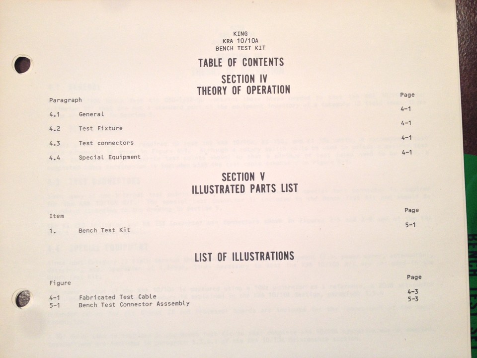 King KRA-10 & KRA 10A Radar Altimeter Bench Test Set Service Overhaul ...