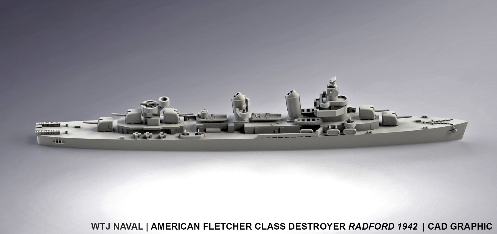 1:700 USS Radford 1942 | eBay