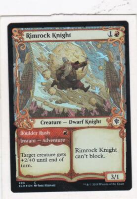 Magic: MTG: Throne of Eldraine: Foil: Rimrock Knight #294 (Showcase) | eBay