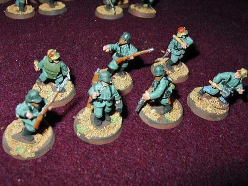 (42) 25mm World War One GERMAN 'Strosstruppen' w/MGs+ PRO Painted ...