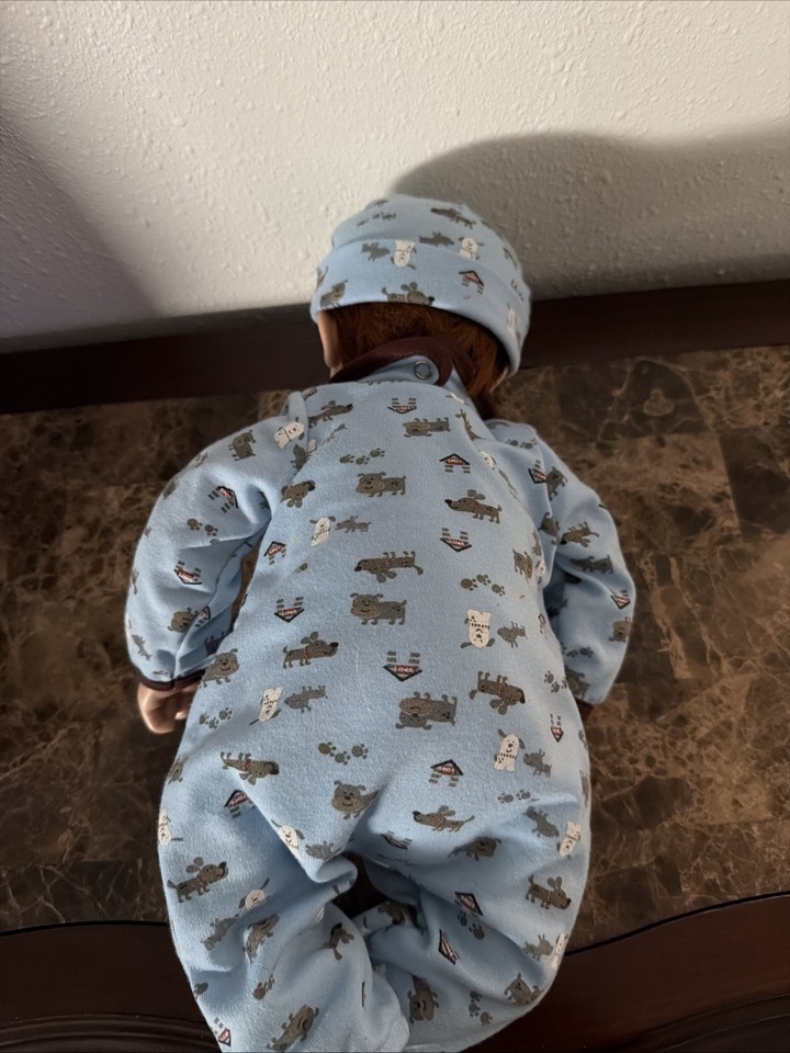 Adora Realistic Baby Doll Redhead Boy With Dog Clothes | eBay