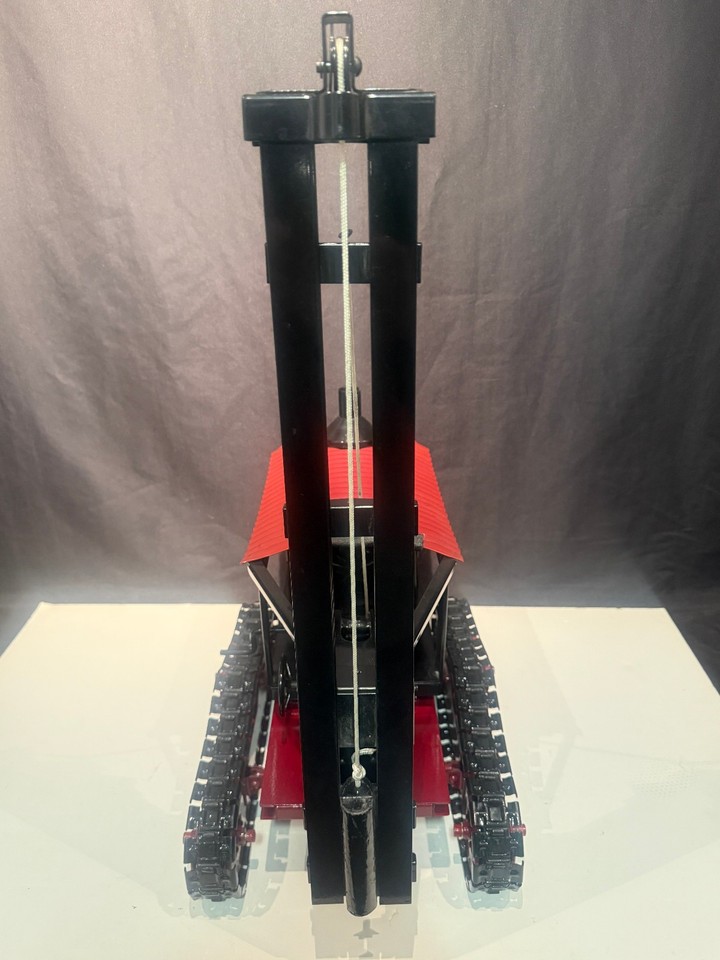 Vtg Buddy L Pile Driver on Crawler Treads Tracks Pressed Steel Toy 2260 ...