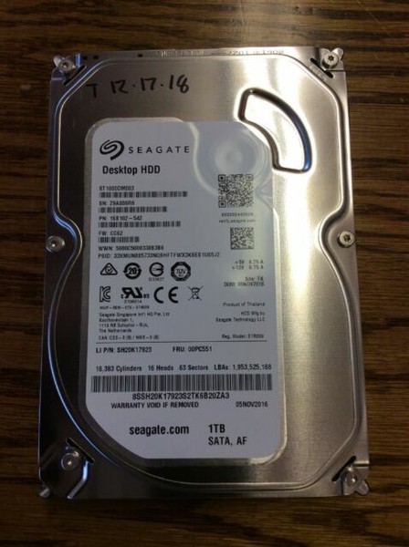 Seagate 1tb SATA AF Desktop HDD St1000dm003 for sale online | eBay
