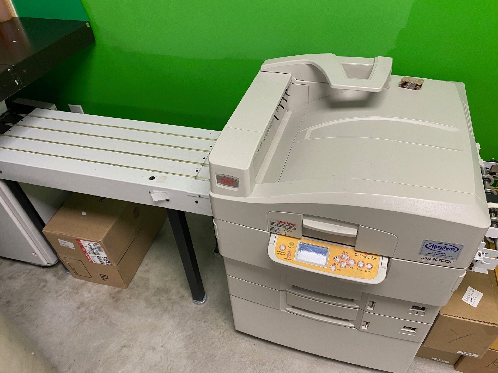 OKI Envelope Printer Pro 900 DP with FEEDER & Conveyor Delivery-Great ...