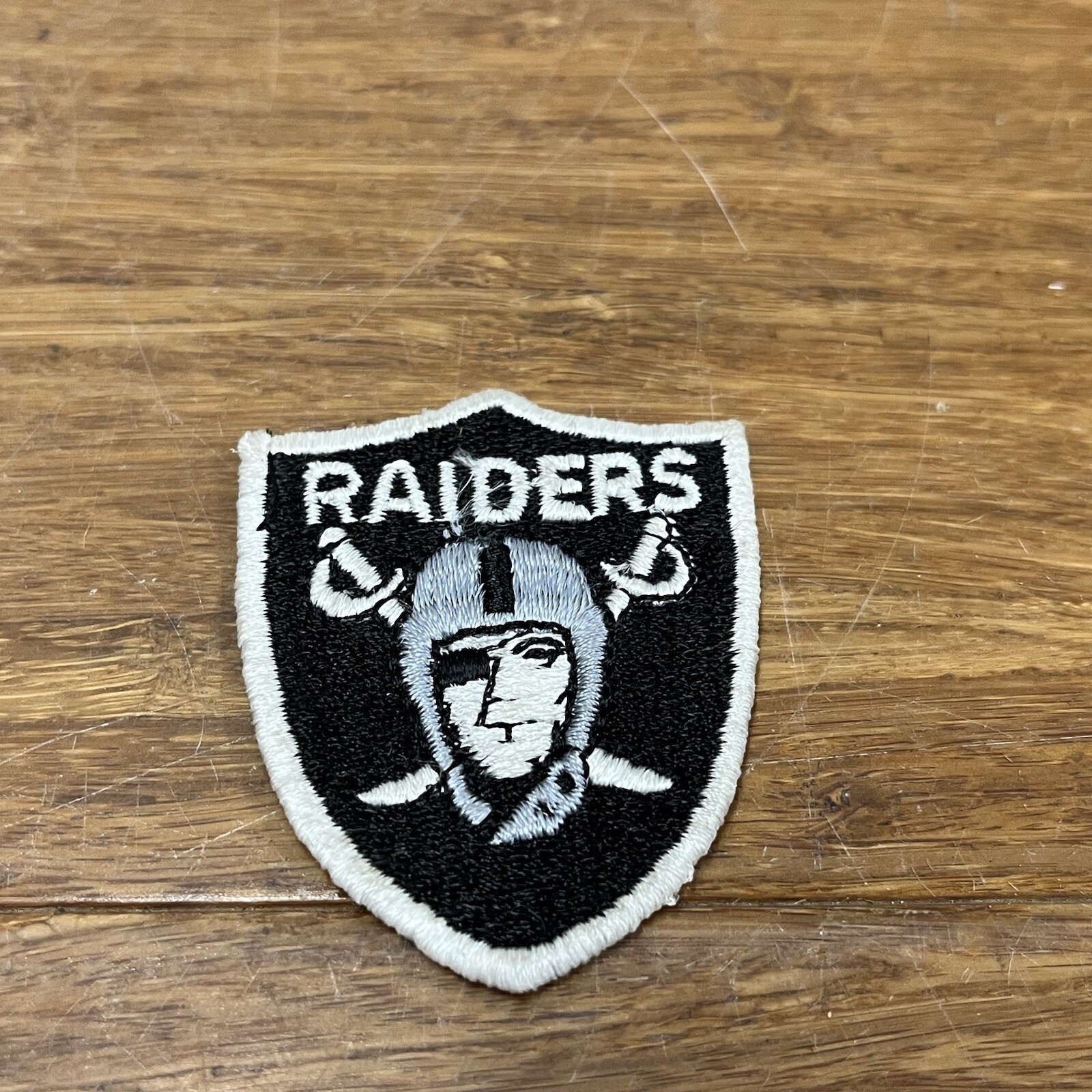 Vtg, Used, Still Decent Shape RAIDERS Football Patch Sew On Only 1960s ...