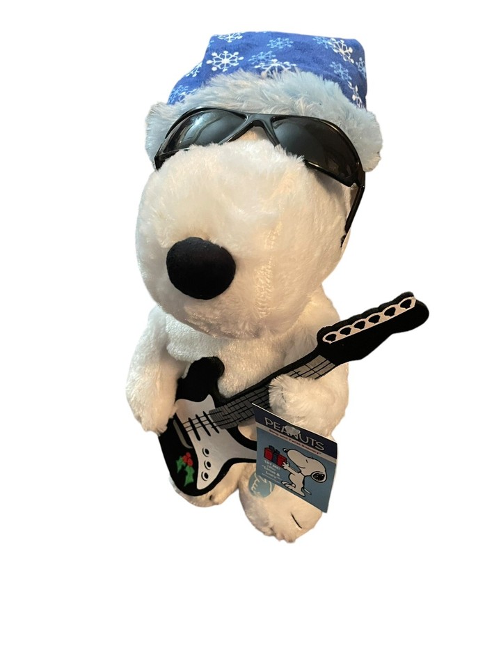 DANDEE PEANUTS Sing and Twist Snoopy Rocker 18" Plush Stuffed Animal ...