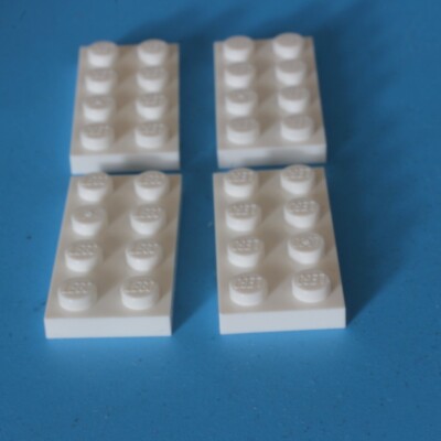 LEGO® 3020 302001 Platte 2 x 4 - weiß 4 Stück NEU | eBay.de