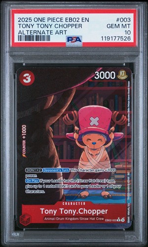 One Piece 2025 EB02 en #003 Tony, Tony Chopper PSA 10 Gem Mint | eBay