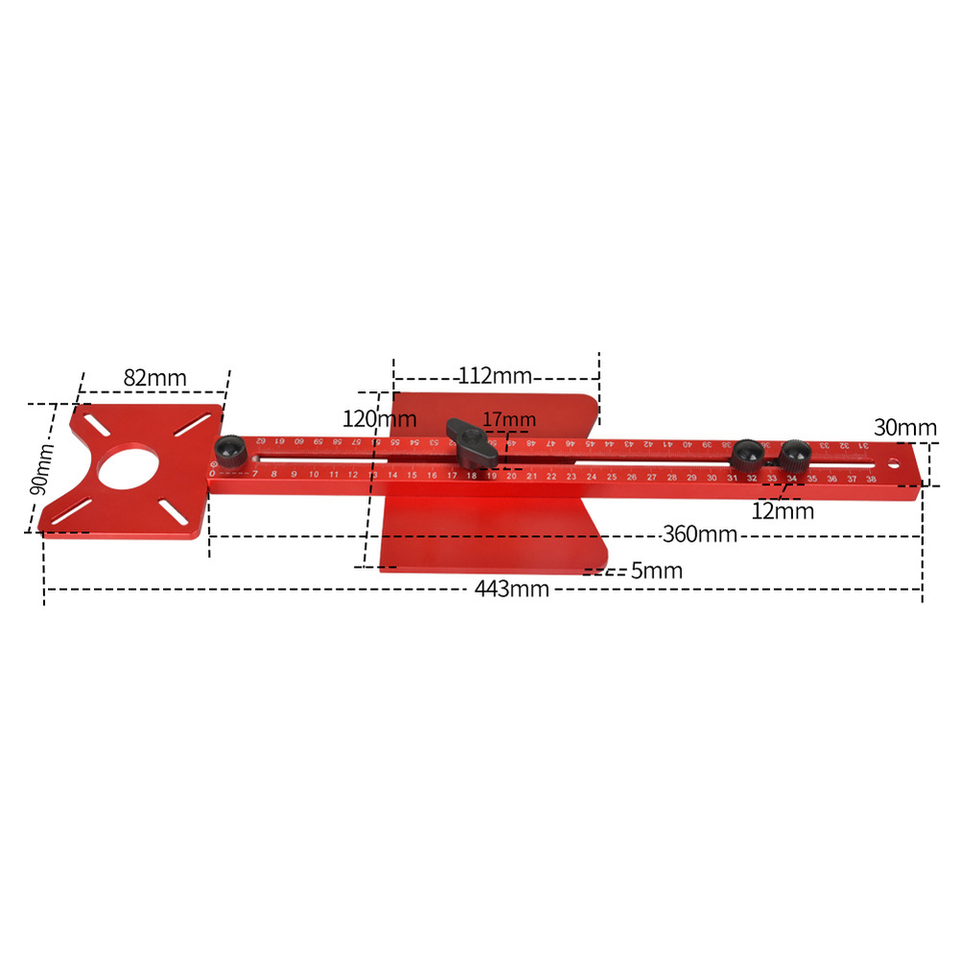 Versatile Tool Router Jig Guide Milling Groove 4-in-1 Design Routing ...