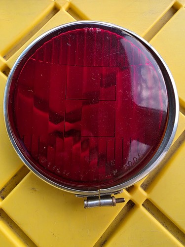 Vintage Car & Truck Hella rear fog light, model 6006, chrome bezel, red ...