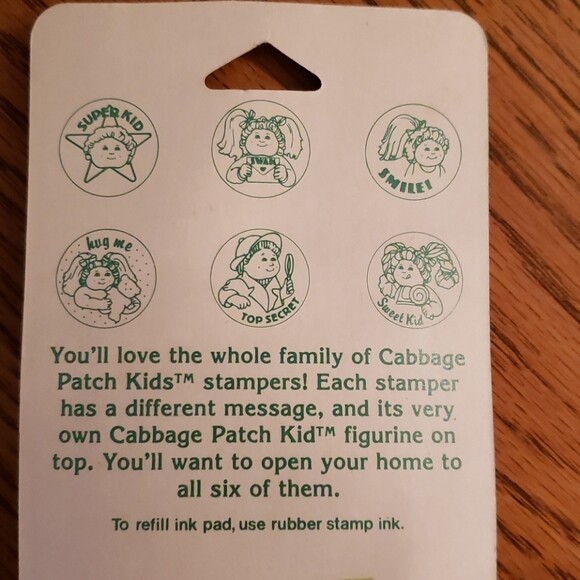 1984 Cabbage Patch Kids Figurine Stamp NIB | eBay