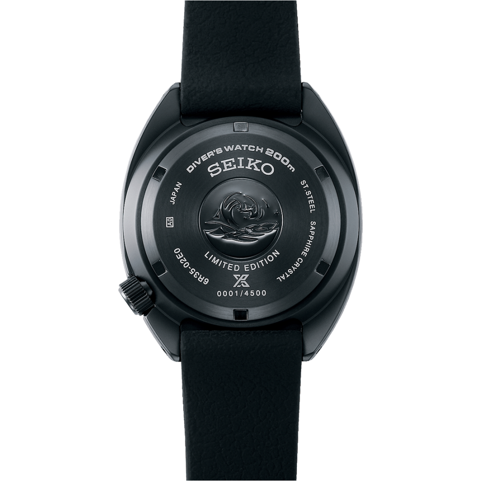 Seiko Prospex "The Black Series"Turtle Automatic Watch SPB335J1 ...