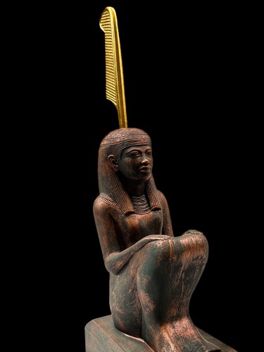 Goddess Maat Statue made in Egypt , Egyptian Goddess Statuette BC ...