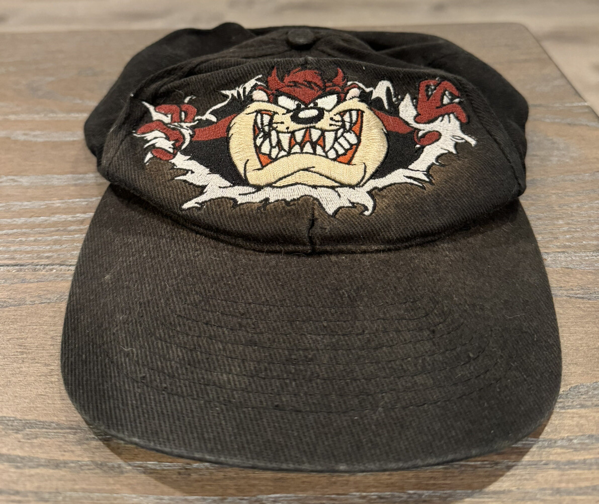 Vtg Looney Tunes Taz Ripping SnapBack Hat Head Start … - Gem