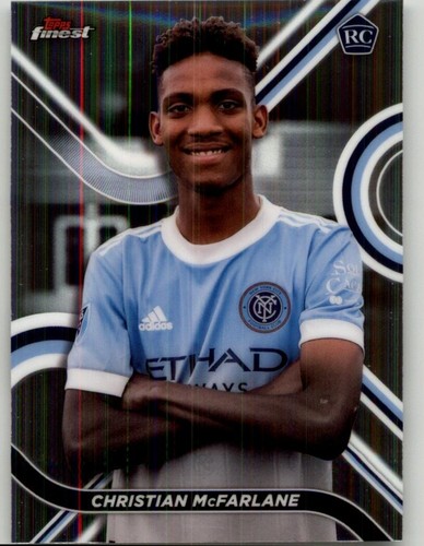 2022 Finest MLS Christian McFarlane Rookie #42 RC New York City FC | eBay