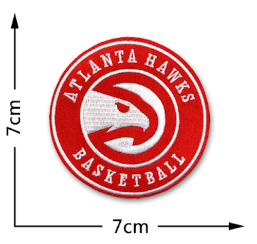ATLANTA HAWKS - NBA - VINTAGE BASKETBALL - 3" Embroidered Iron On Patch ...