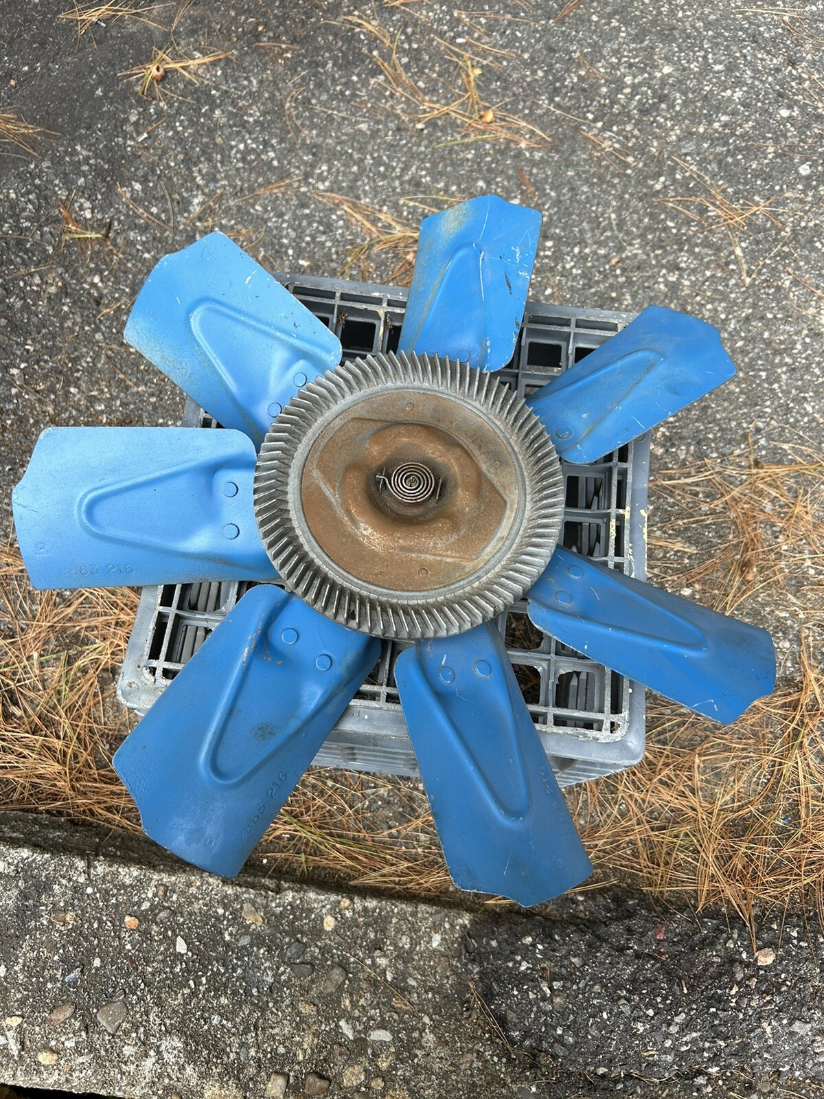 1968-73 Mopar Fan 18 1/2" Clutch Type Fan A B E Body Hemi 440 340 ...