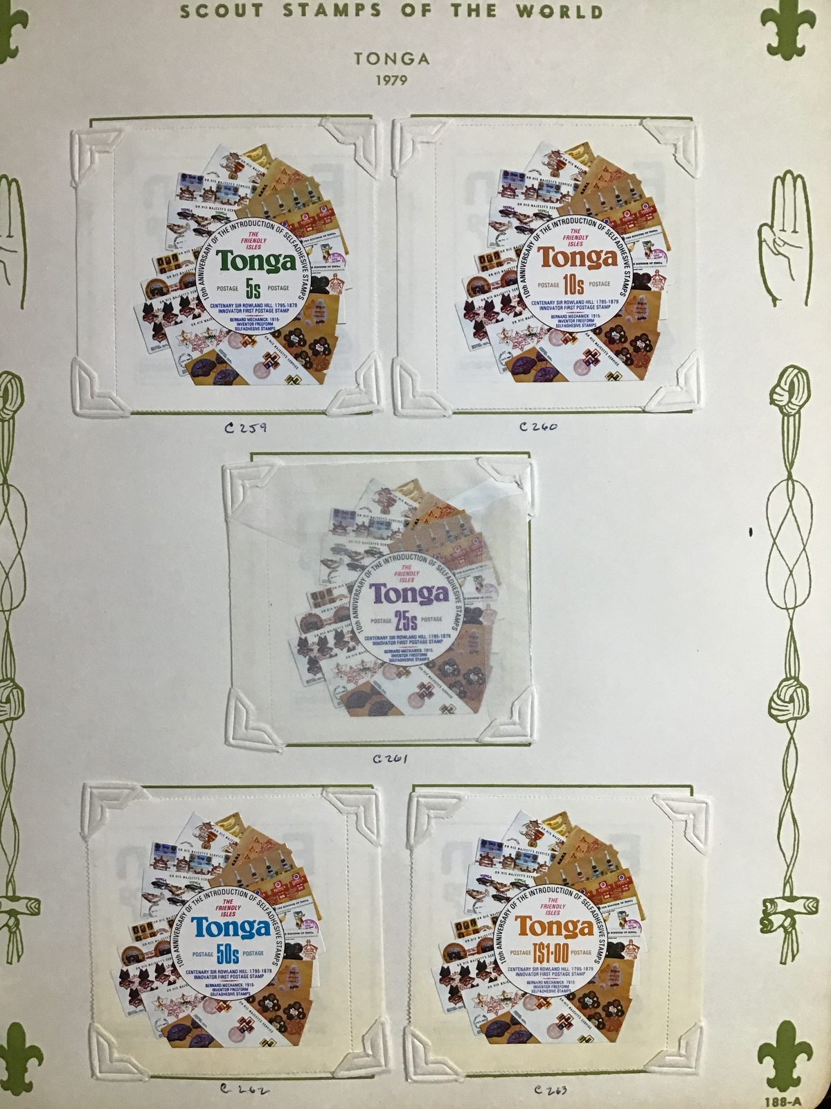 Tonga #Mi711-Mi715 Mint 1979 Scouts Rowland Hill #Pg 3-087 | eBay