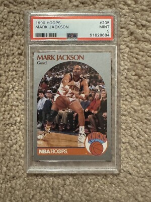 Mark Jackson Menendez Brothers PSA GRADED 9 MINT 1990 Hoops Basketball ...