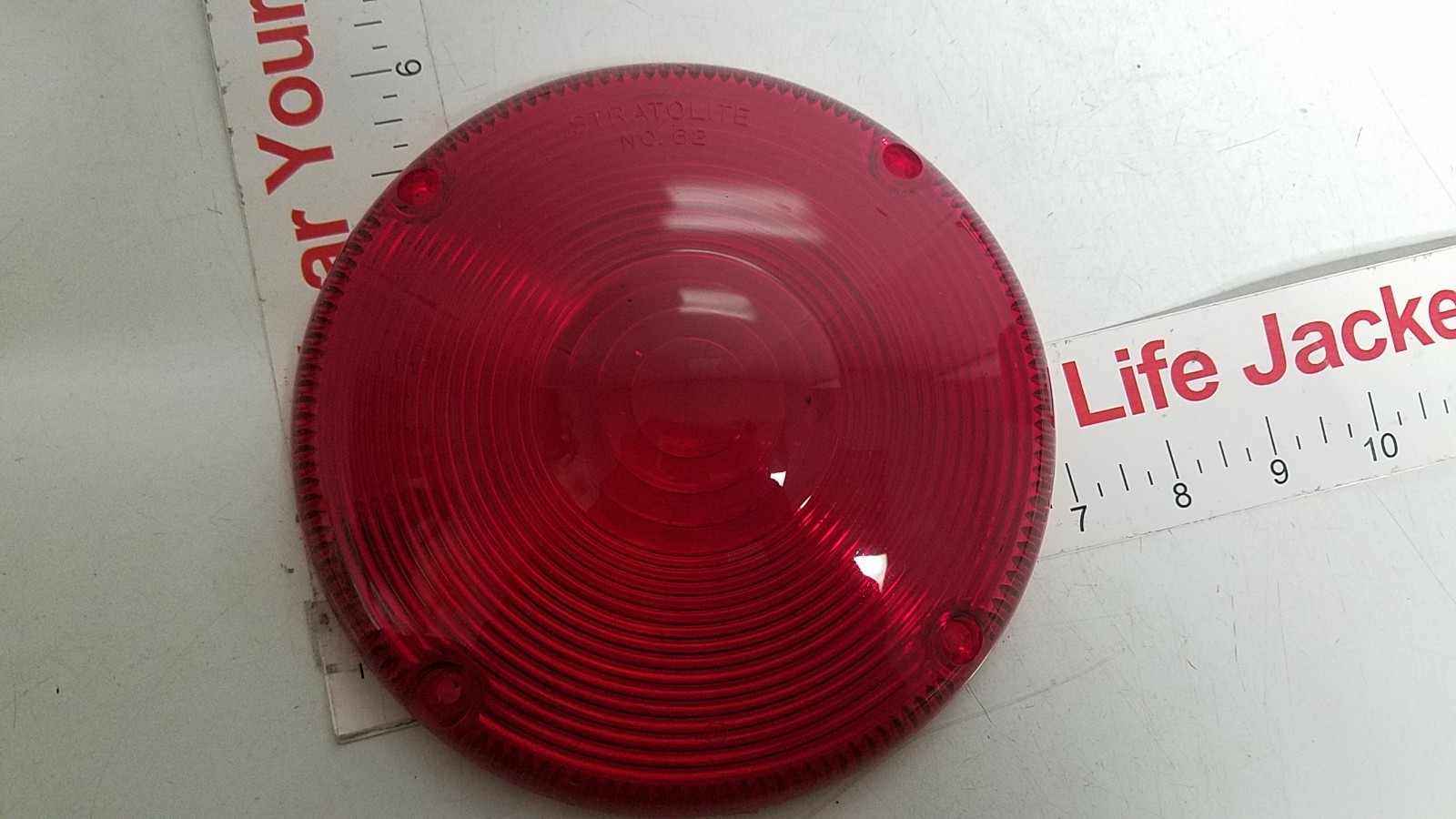 Truck-Lite Red Dome Replacement Lens - 99088R 7" DIAM | eBay
