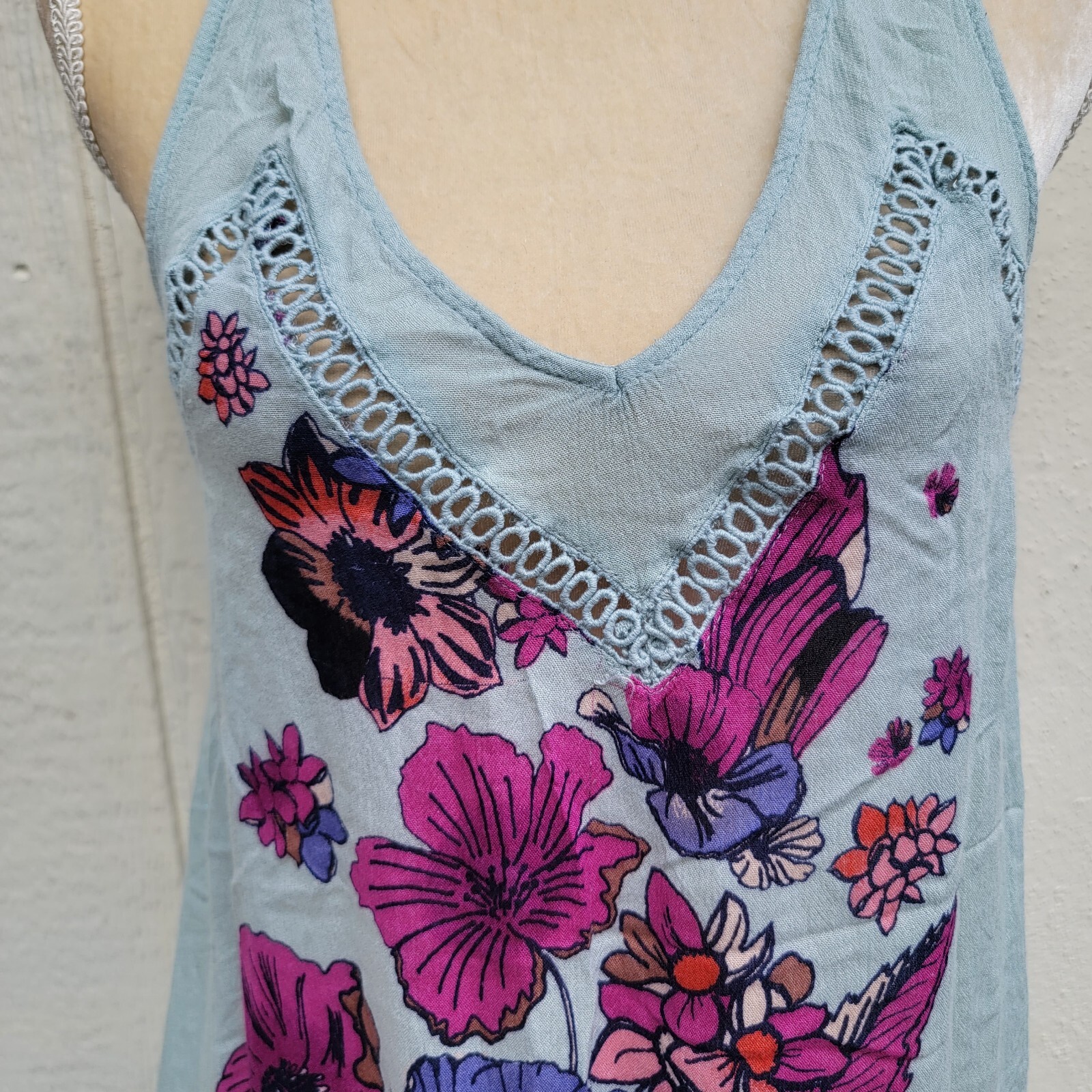 Free People intimately free floral print racerback fl… - Gem