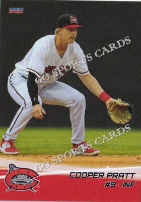 2024 Carolina Mudcats Cooper Pratt RC Rookie Brewers Minor League Card ...