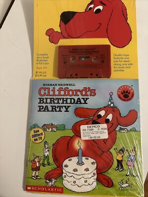 Clifford’s Birthday Party Softcover Book And Cassette. New! | eBay