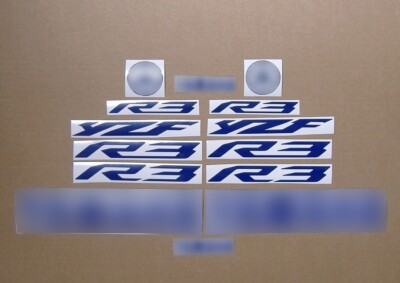 Stickers for YZF R3 royal medium blue color decals set graphics 300 kit ...