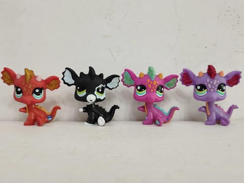 4pcs/lot Littlest Pet Shop Dragon #2484#2663#2660ooak kid toy | eBay