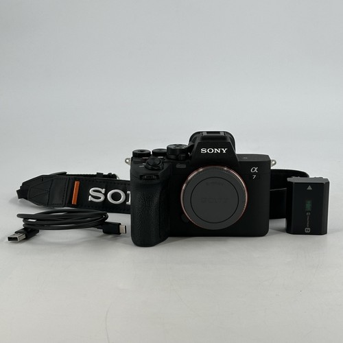 Sony Alpha 7 IV 33MP Mirrorless Camera w/ Body Cap/Battery/Strap ...