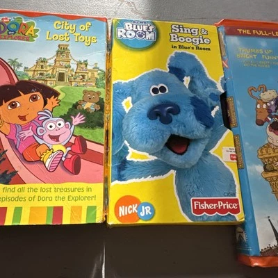 Dora The Explorer Blues Clues Rugrats VHS | Grelly USA