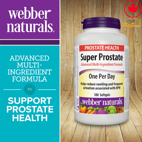 Webber Naturals Super Prostate Advanced | 180 Softgels | Multi ...
