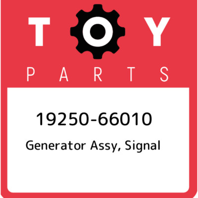 19250-66010 Toyota Generator assy, signal 1925066010, New Genuine OEM ...