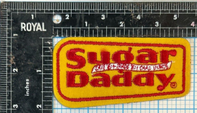 VINTAGE 1970’S SUGAR DADDY CANDY ADVERTISING PROMOTIONAL 4" SEW ON ...