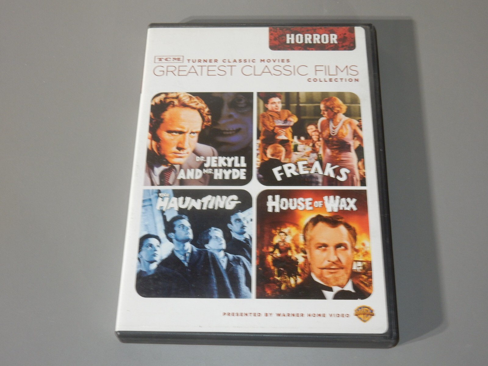 TCM (4) GREATEST CLASSIC HORROR FILMS DVD "HOUSE OF WAX, FREAKS+++ RARE ...