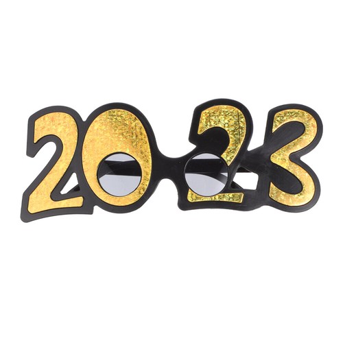 1 Pair Party Eyeglasses New Years Eve Photo Props New Year 2023 Number ...