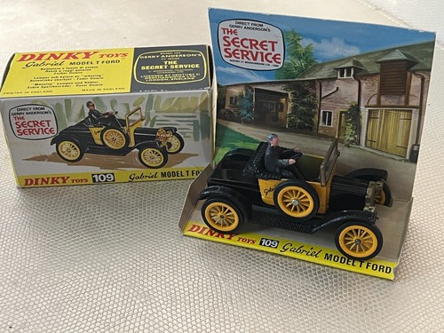 Vintage DINKY Toys 109 Gabriel Model T Ford Car First Issue with ...