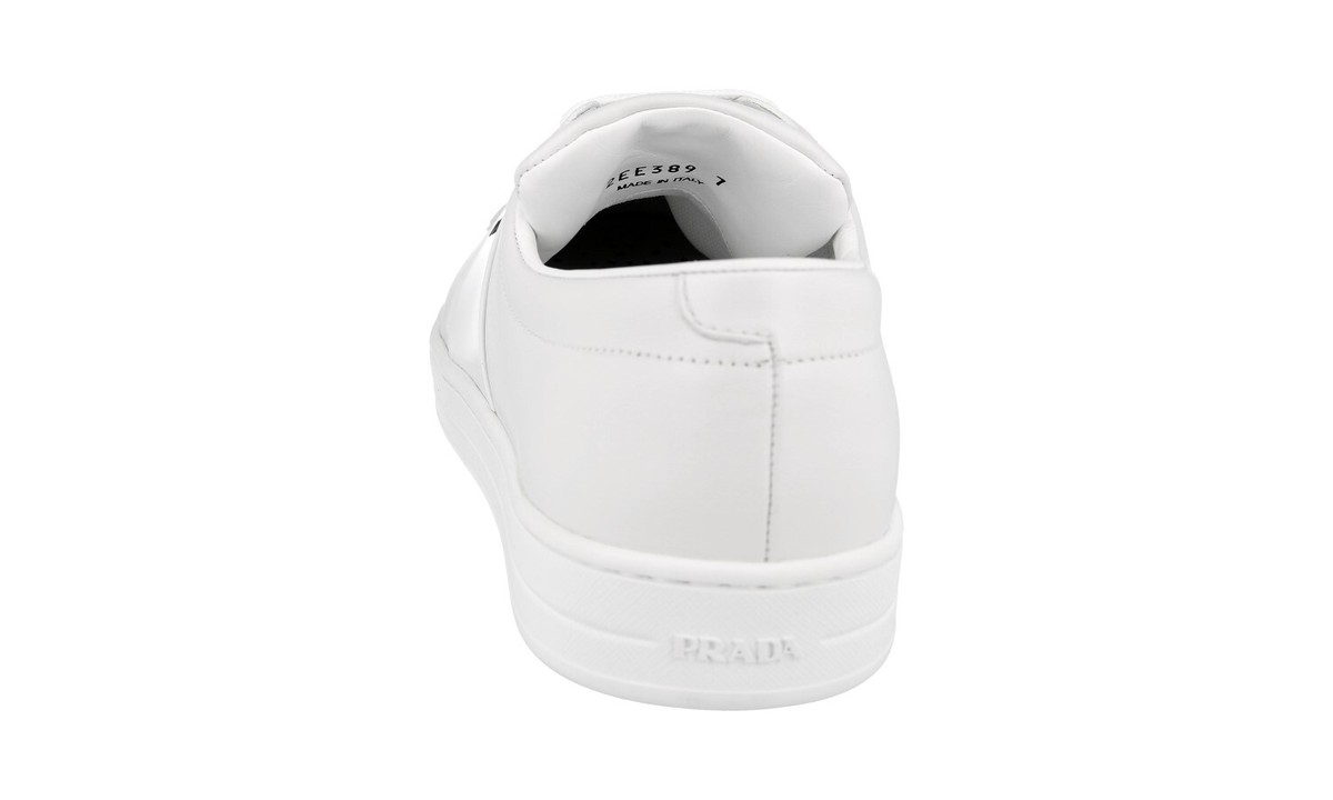 PRADA DOWNTOWN AVENUE SNEAKERS SHOES 2EE389 WHITE LEATHER US PRADA DOWNTOWN AVENUE SNEAKERS SHOES 2EE389 WHITE LEATHER US