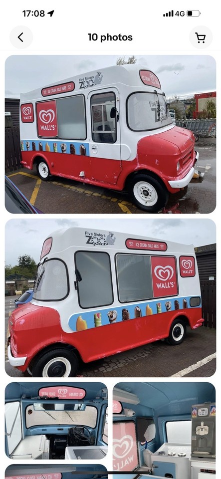 Classic Ice Cream Van Bedford CF Whitby Morrison Soft Mr Whippy | eBay UK