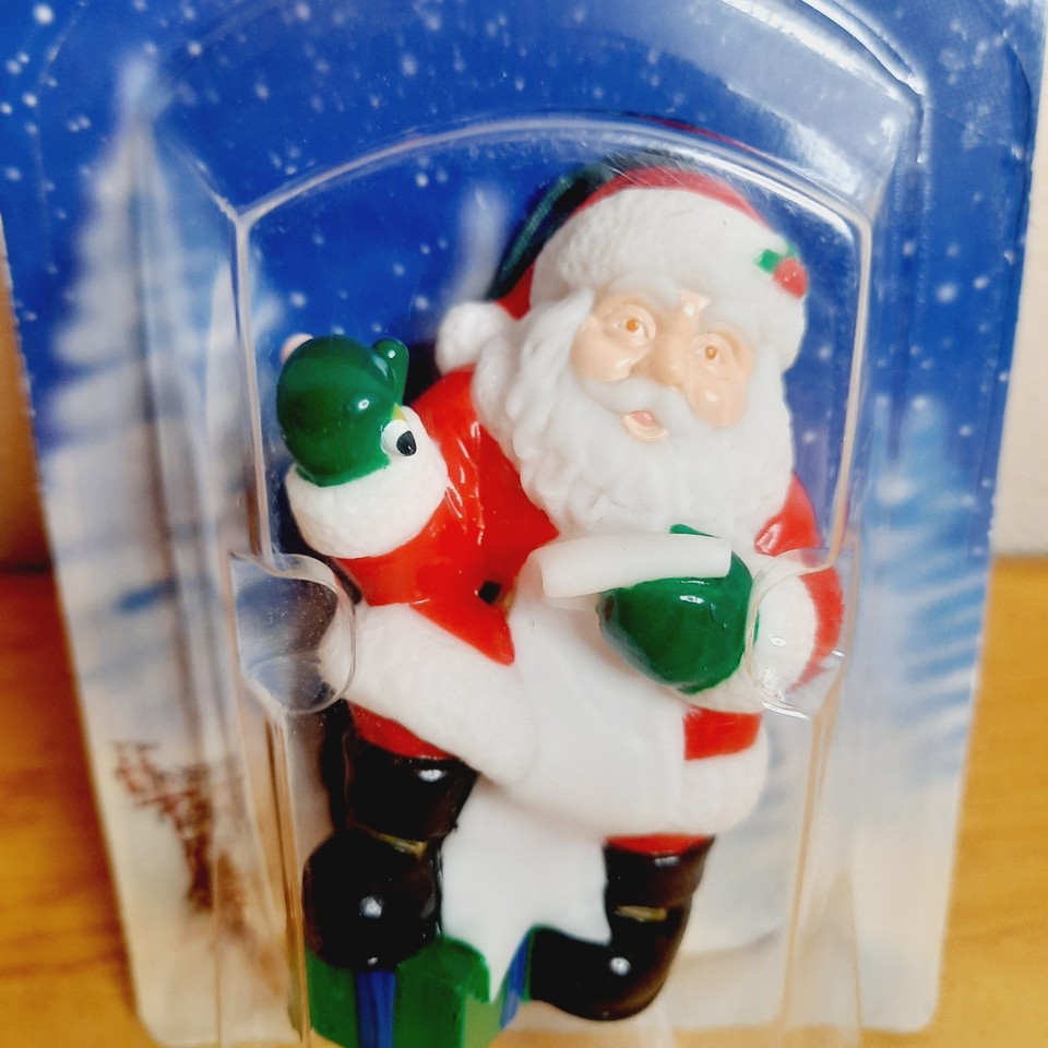 Vintage Santa's Best Illuminated Light Up Retro Santa Claus Ornament ...