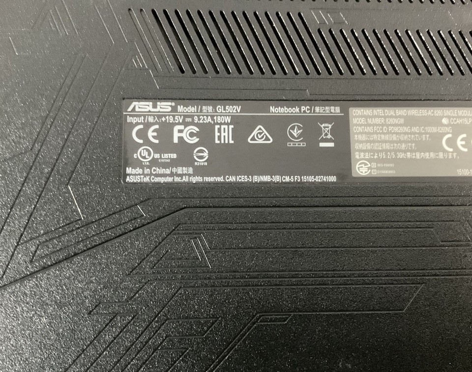 Asus ROG Strix GL502VT 15.6" i7-6 2.6GHz 12GB 1TB GeForce GTX 970M ...