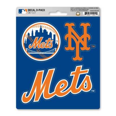 New York Mets - Set Of 3 Sticker Sheet | eBay