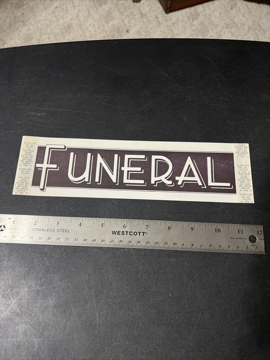 Funeral Procession Car Stickers Auto Procession Items – Regal Line