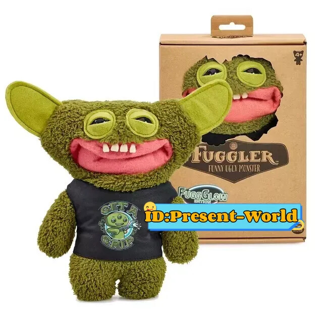 Genuine Fuggler Ugly Monster Old Tooth Glow in the Dark Stuffed Doll ...