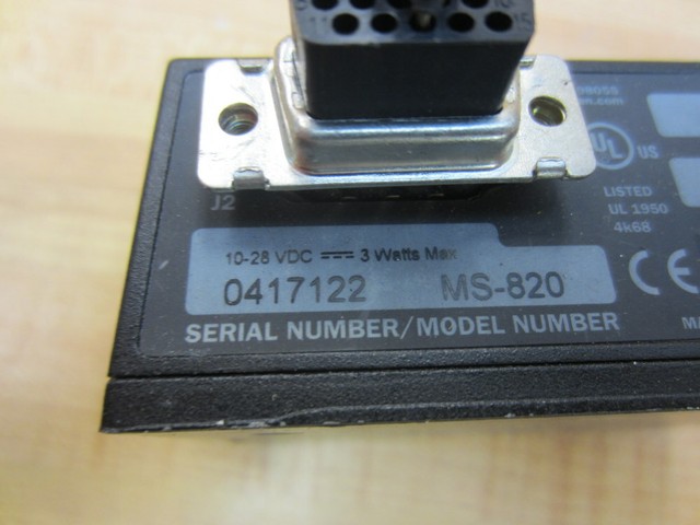 4x Microscan Ms-820 Fixed Industrial Barcode Scanner for sale online | eBay