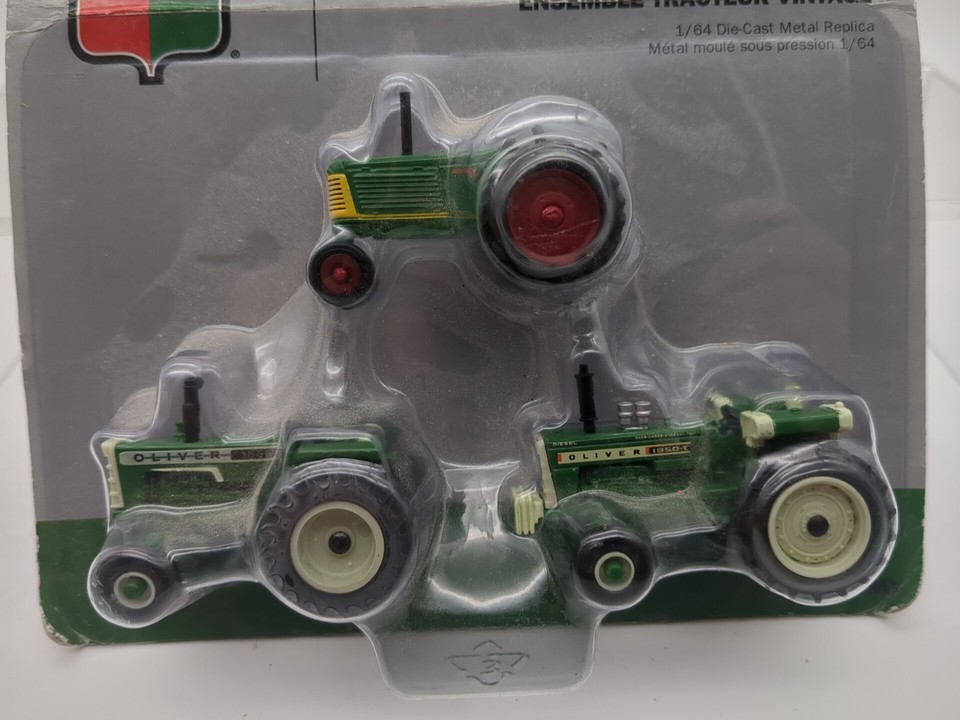 ERTL Oliver Vintage Tractor 3 piece set 1/64 Scale. NIB. 88, 1555 ...
